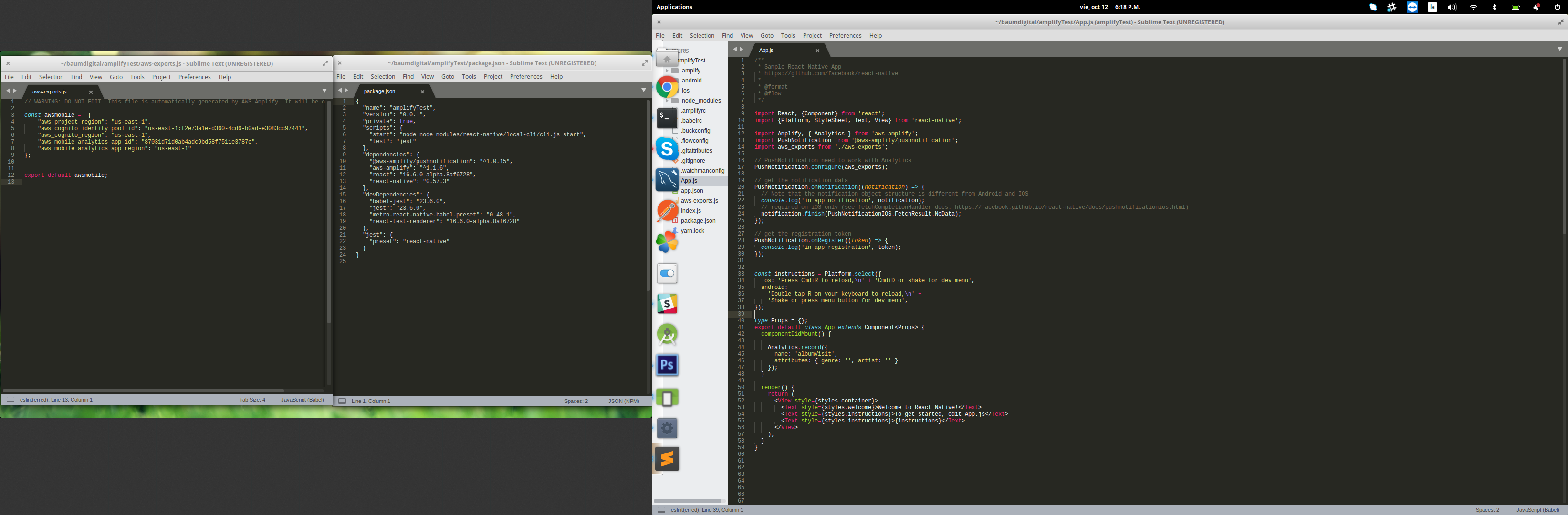 React Native. Multiple endpoints created on app register. · Issue #1899 · aws-amplify/amplify-js ...