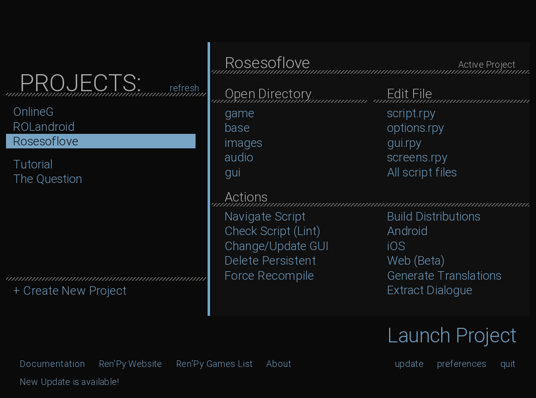 [Feature Request] Update Notification · Issue #2961 · renpy/renpy · GitHub