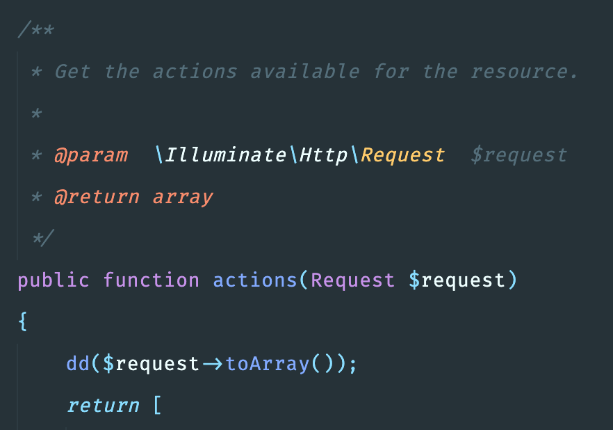 Feature request: Access resource filter values inside the actions ...