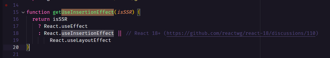 export 'useInsertionEffect' (imported as 'useInsertionEffect') was not found in 'react' · Issue ...