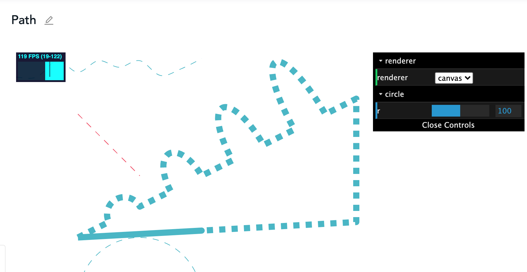 [g-webgl] Path 虚线效果有误 · Issue #861 · antvis/G · GitHub