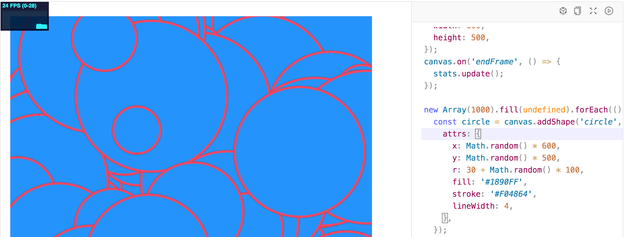 使用 instanced array 批量绘制同类图形，减少 draw call · Issue #314 · antvis/G · GitHub