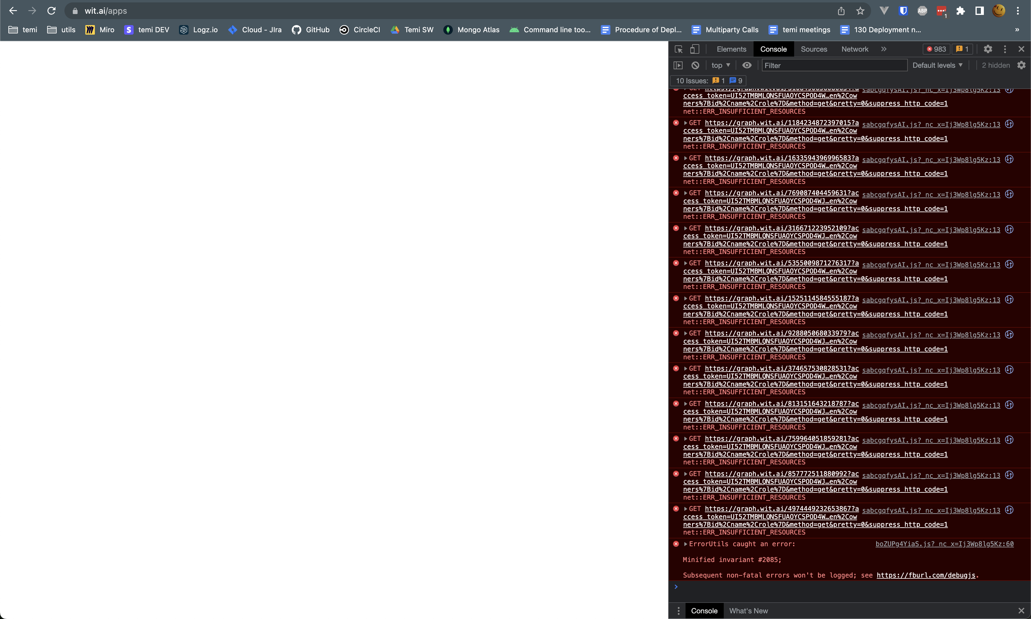 Dashboard view & app update issue · Issue #2567 · wit-ai/wit · GitHub