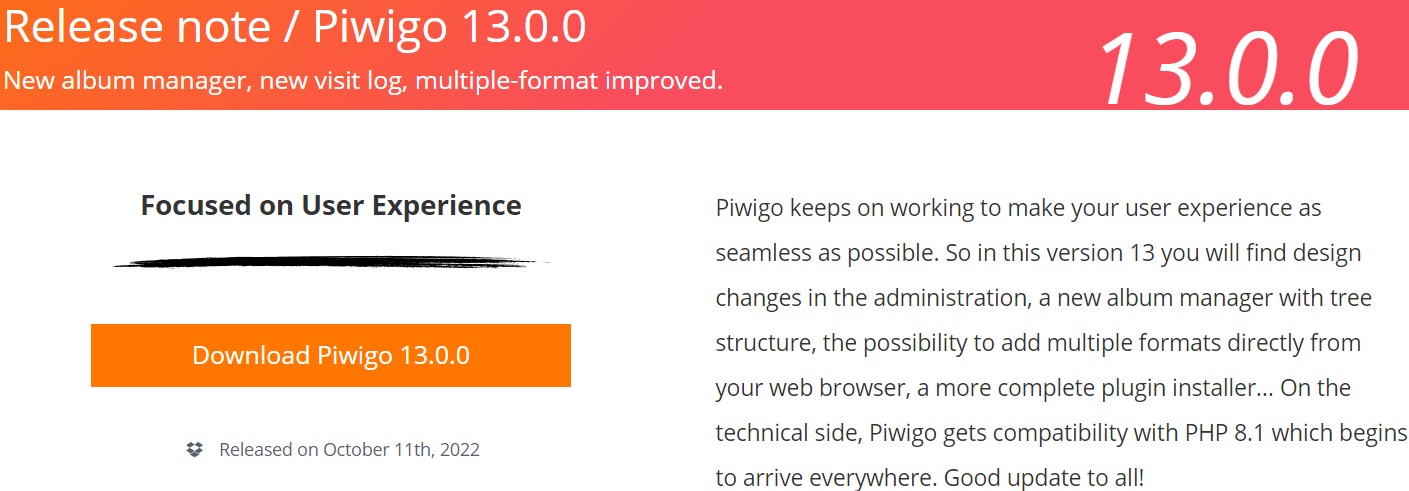 Installphp Php74 Warning Php8 White Page · Issue 1894 · Piwigopiwigo · Github 4954