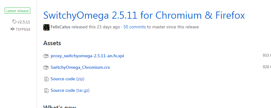 chrome store 还是老版本 · Issue #1486 · FelisCatus/SwitchyOmega · GitHub