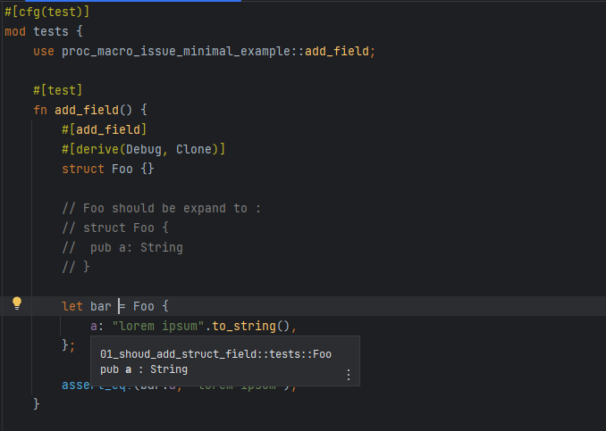#[proc_macro_attribute] field injection is not supported by syntax highlighter · Issue #9973 ...