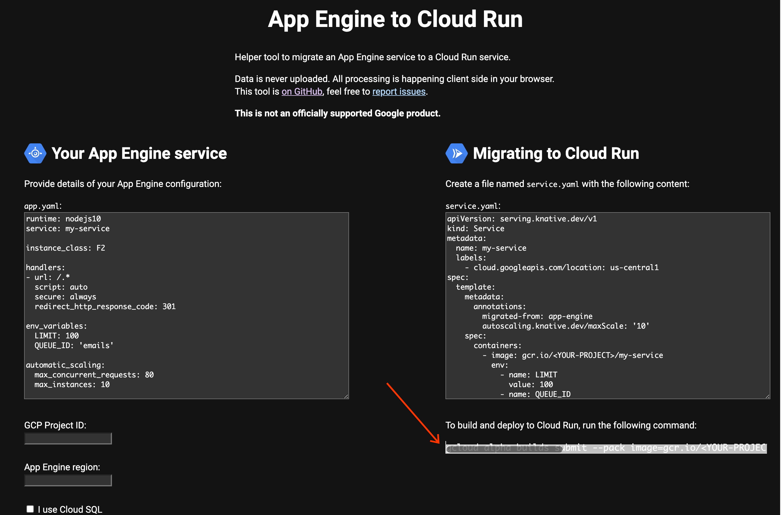 Fix Scroll Bar In Command Line Issue 12 GoogleCloudPlatform