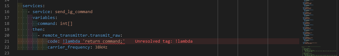 Show Error In Esphome Ir Remote Yaml Files · Issue 461 · Hassio Addons Addon Vscode · Github