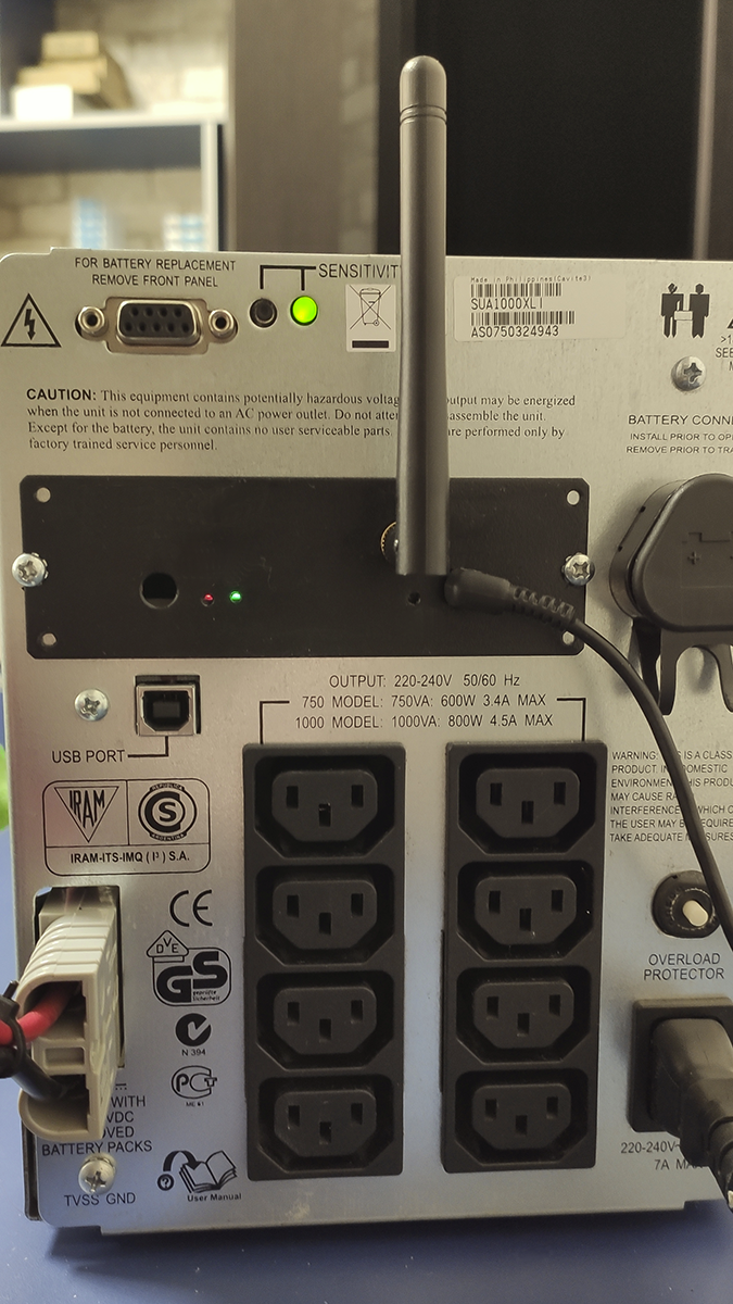 GitHub - AleksandrBraun/Smart-UPS-SNMP-Card: WiFi network card support ...