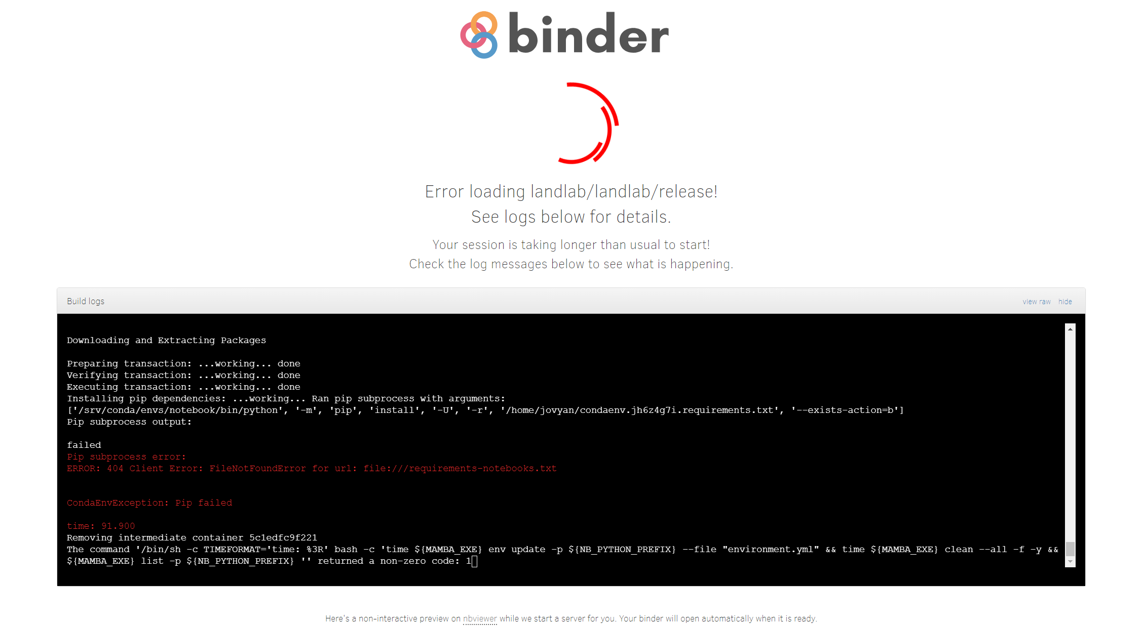 10 Min Tutorial Binder Error · Issue 1758 · Landlab Landlab · Github