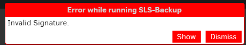"Invalid signature." error when backing up to SMB share · Issue #4752 · duplicati/duplicati · GitHub