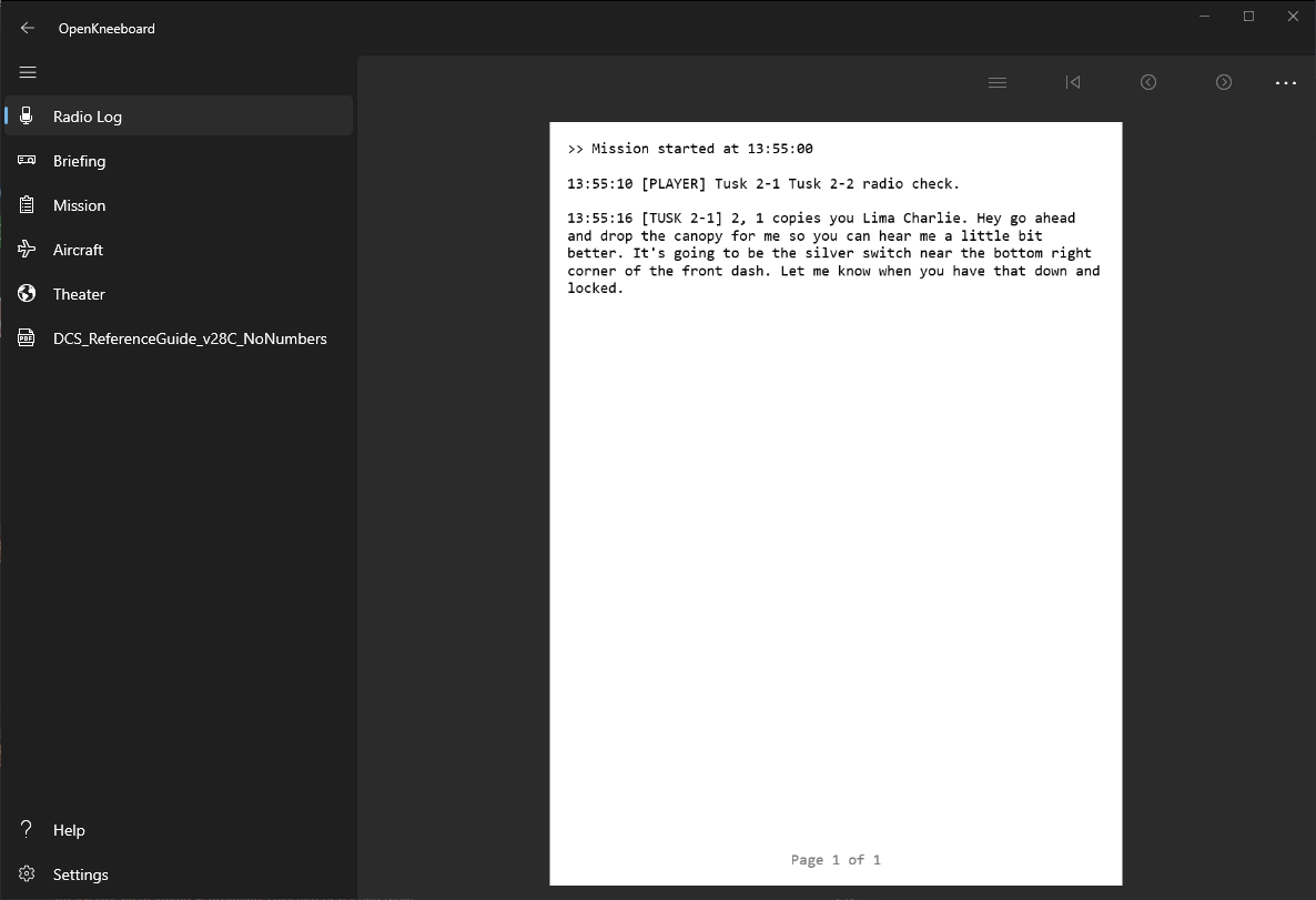 Add timestamps to Radio log tab · Issue #196 · OpenKneeboard/OpenKneeboard · GitHub