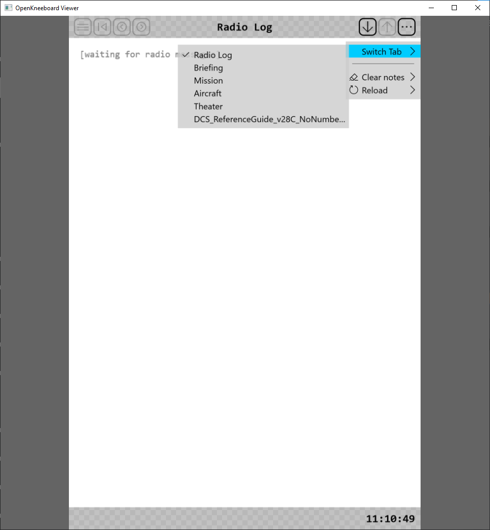 Add list-of-tabs in game · Issue #218 · OpenKneeboard/OpenKneeboard · GitHub
