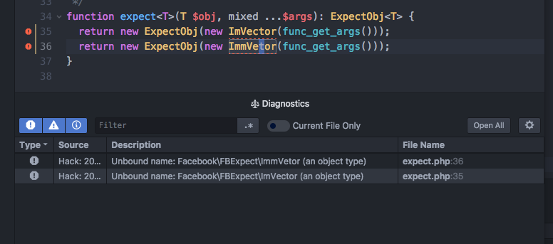 Sort diagnostics by type and line number · Issue #1360 · facebookarchive/nuclide · GitHub
