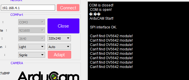 Display of the images of an ArduCam Mini 5MP v5642 · Issue #37 · ArduCAM/Arduino · GitHub