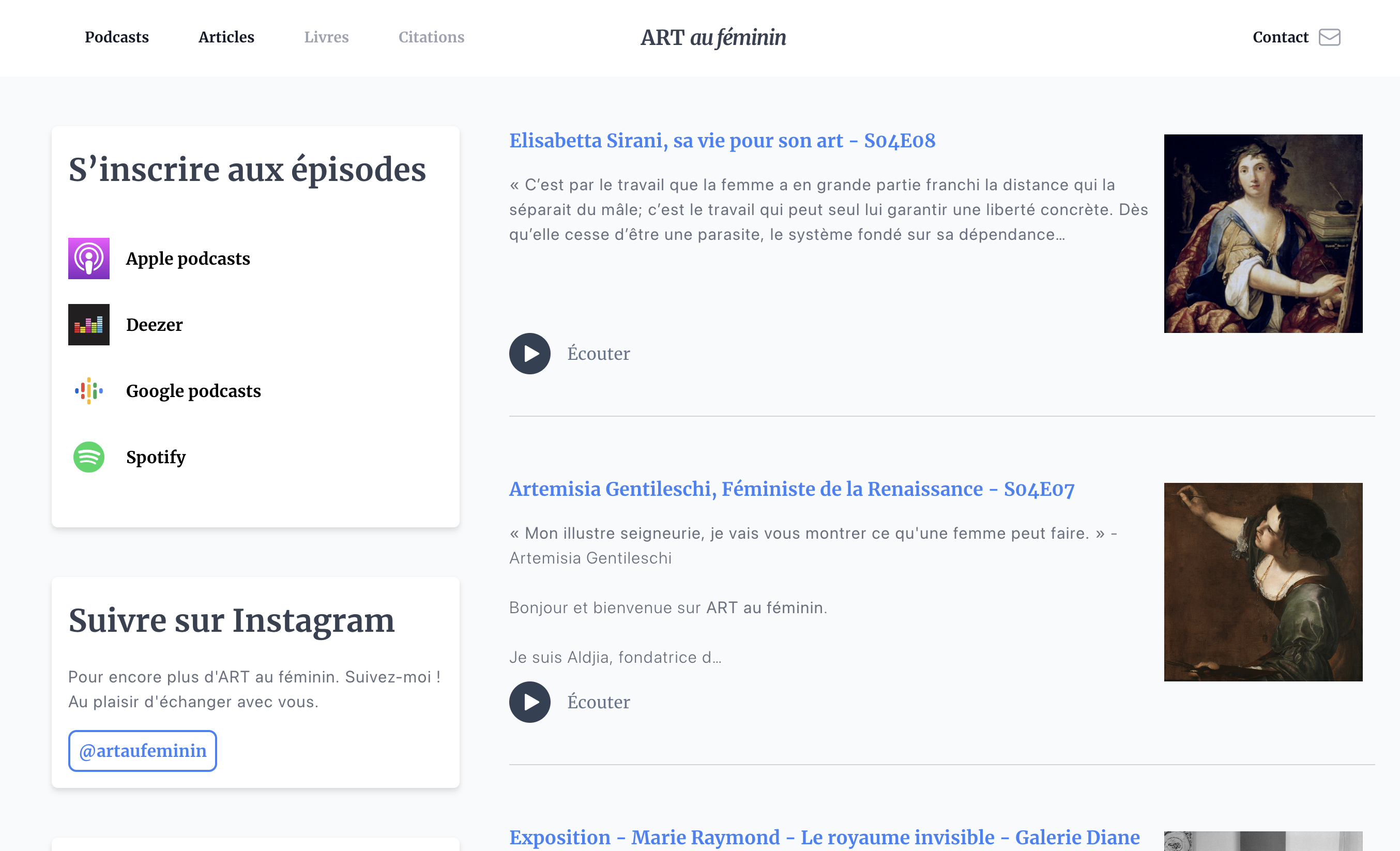`podcasts` · Issue 176 · Flexboxartaufeminin · Github 