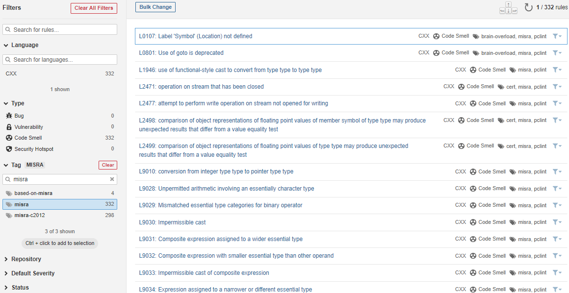 Misra Measurement Results 0 Is It Correct · Issue 2480 · Sonaropencommunitysonar Cxx · Github