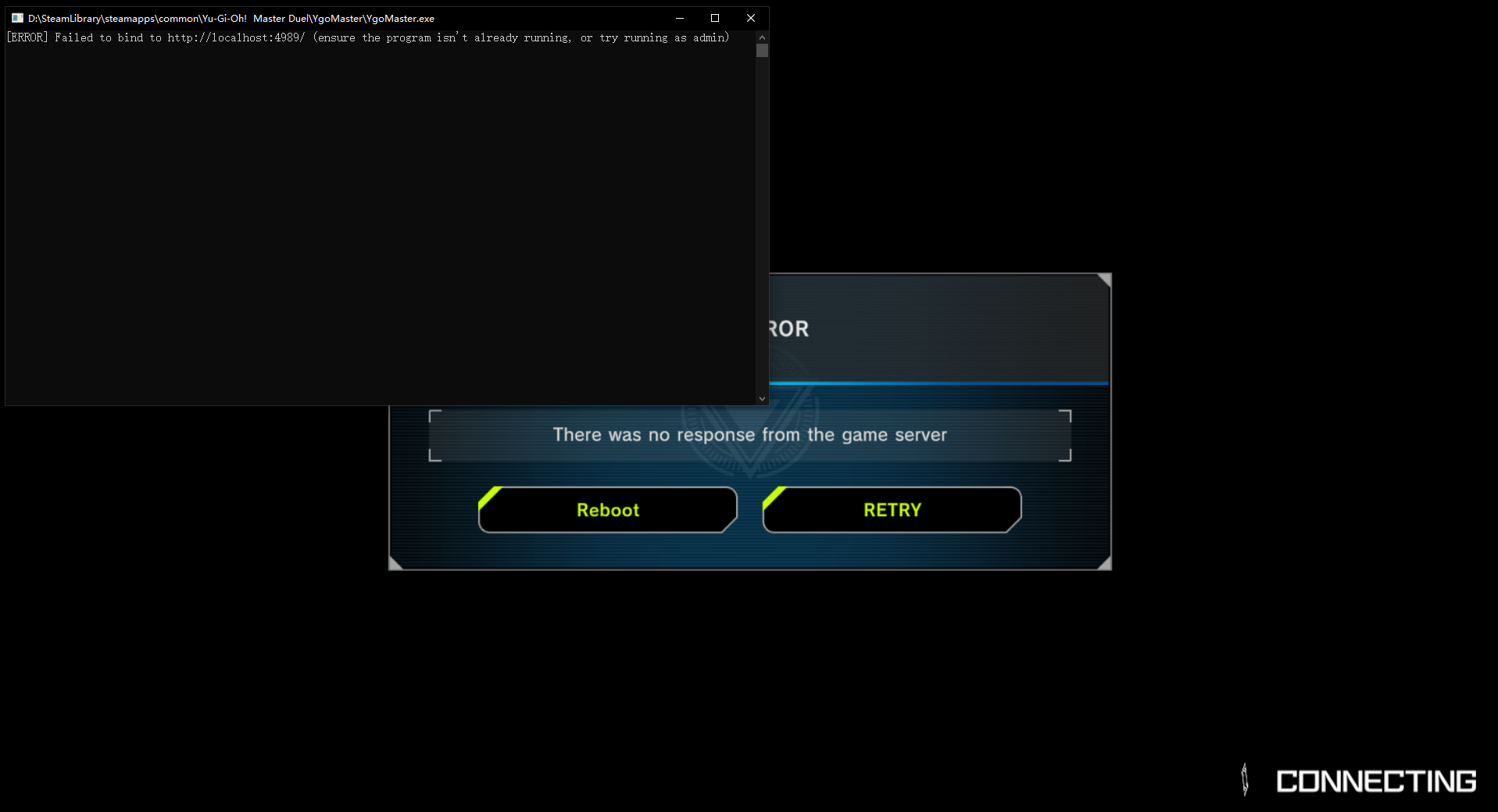 How to fix this error · Issue #266 · pixeltris/YgoMaster · GitHub