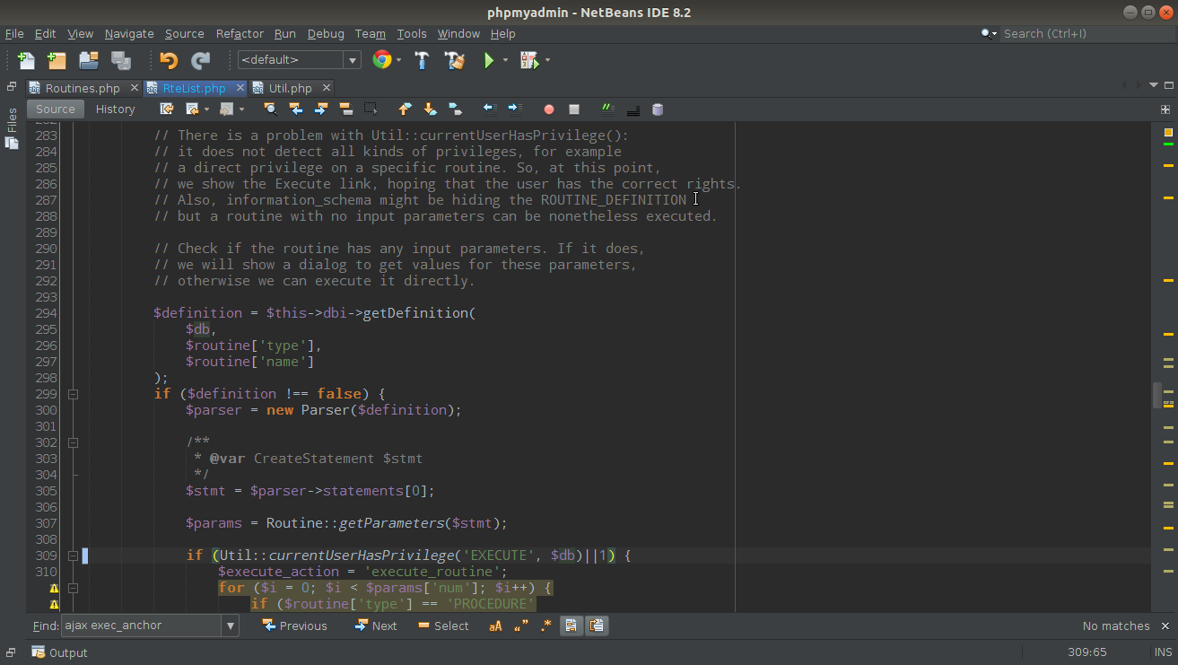 Execute button is disabled for routines · Issue #14430 · phpmyadmin/phpmyadmin · GitHub