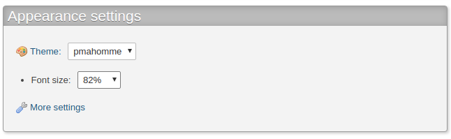 Text size controller button in phpmyadmin, SQL. · Issue #14989 ...