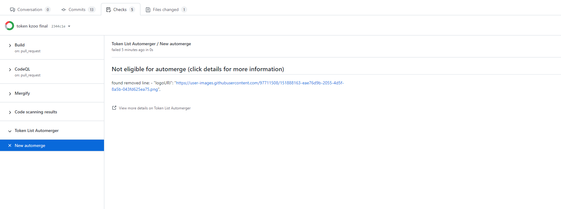 Token kzoo final #18222 · Issue #18228 · solana-labs/token-list · GitHub