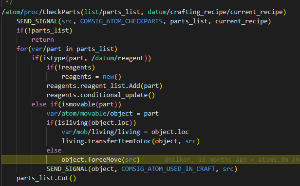Crafting pickles is broken · Issue #72568 · tgstation/tgstation · GitHub