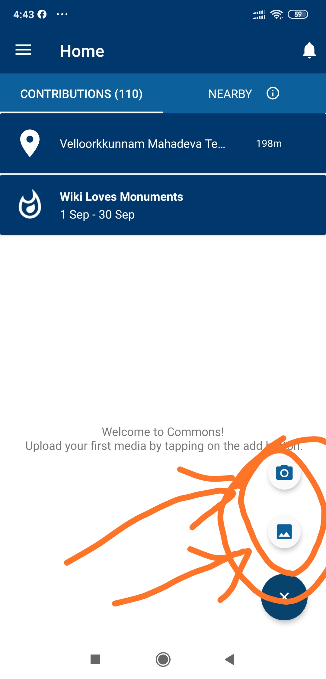 User unable to select camera or gallery button · Issue #3917 · commons-app/apps-android-commons ...