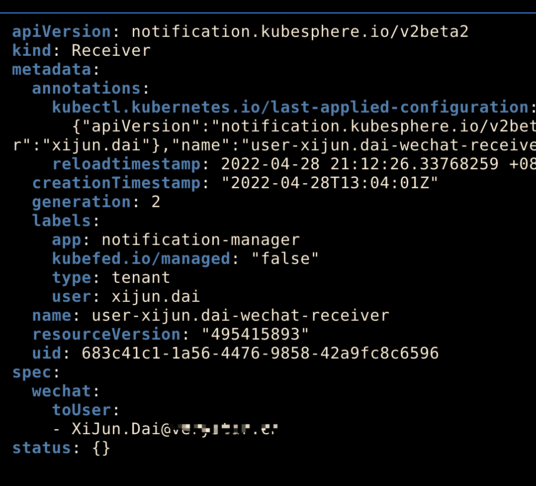 [Notification Manager] `Receiver` cannot be synchronized to member clusters · Issue #4836 ...