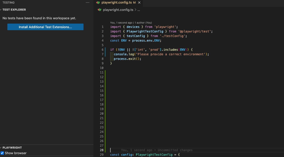 [bug] When Adding Any Code In The Nfig The Extension Is Not Working · Issue