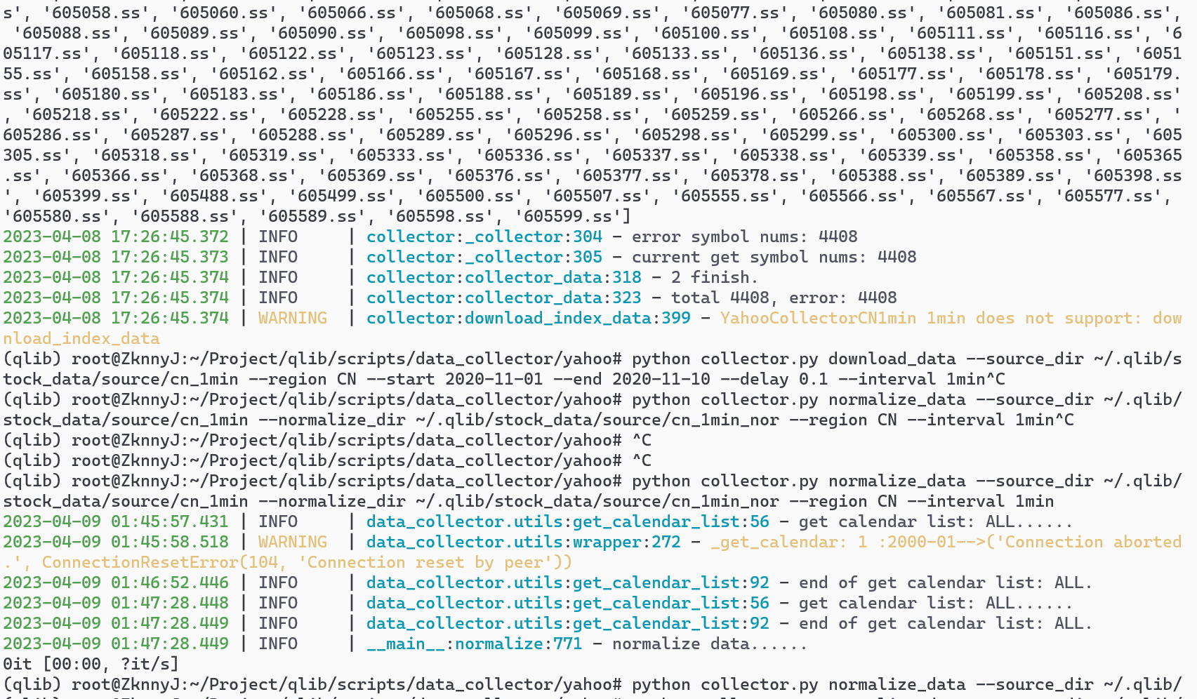 Download Source Data Fail When Executing Python Collectorpy · Issue 1487 · Microsoftqlib · Github