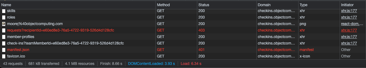 BUG> BE> Feedback requests throwing 403 for PDLs (S) · Issue #1508 · objectcomputing/check-ins ...
