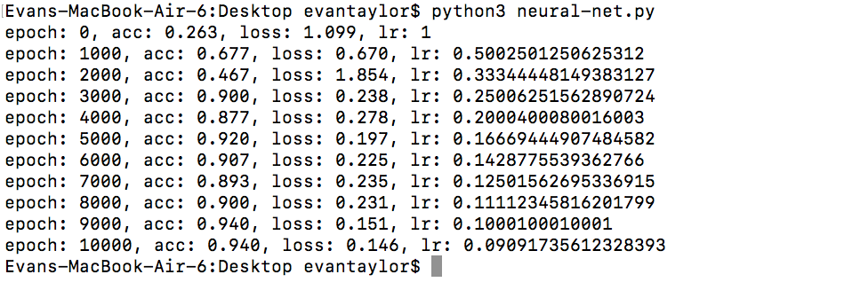 GitHub - evanptaylor/neural-net