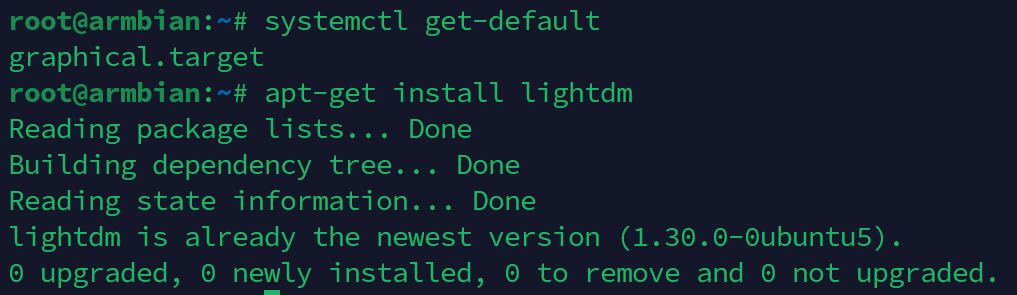 通过armbian-config软件列表安装了desktop，但重启后没有自动进入图形化桌面 · Issue #714 · ophub/amlogic-s9xxx-armbian · GitHub
