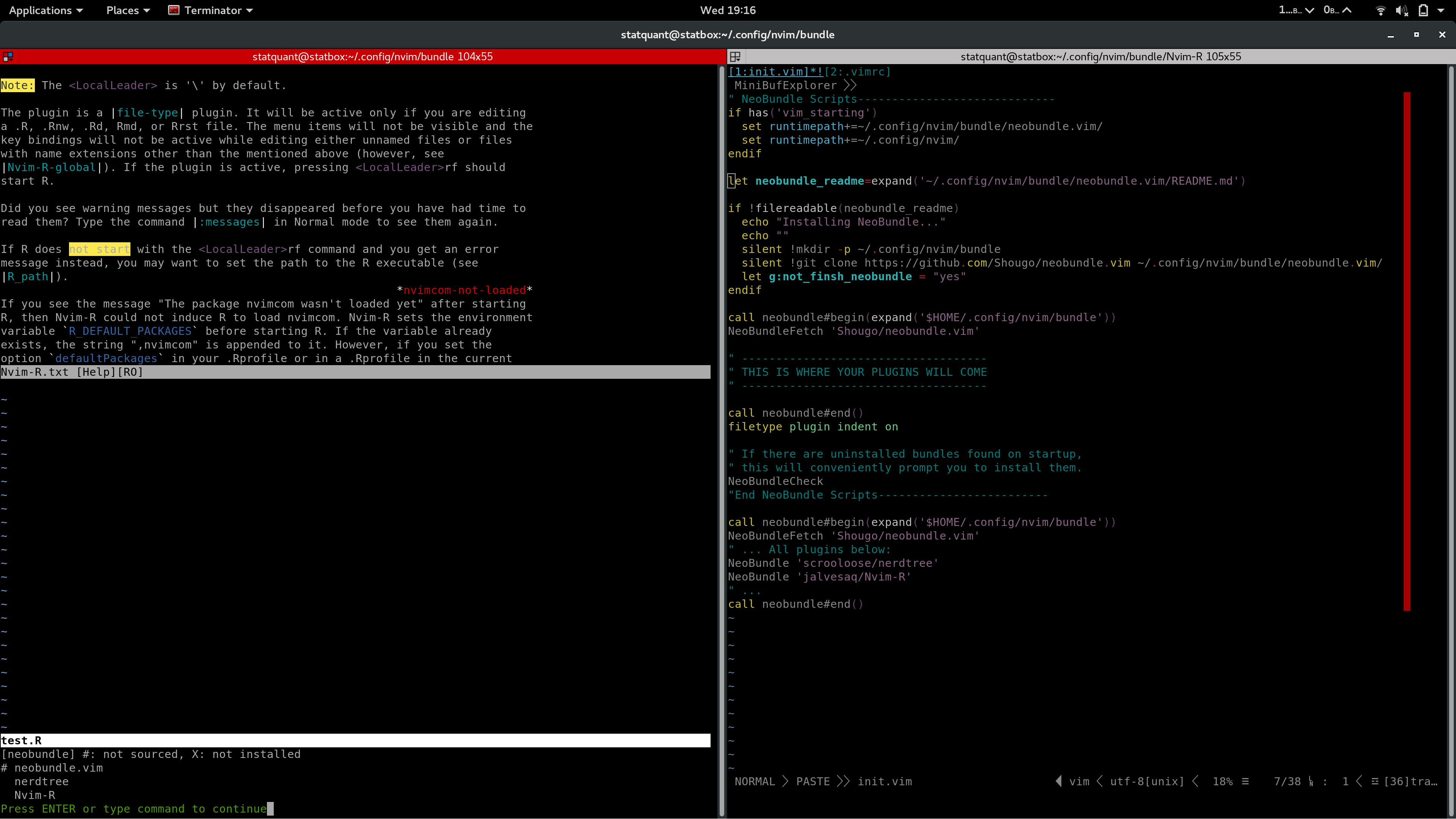 nvimr won't do anything · Issue #215 · jalvesaq/Nvim-R · GitHub