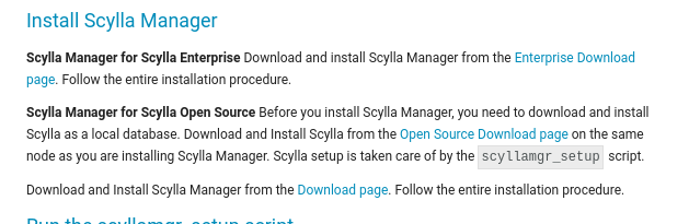 Issue in page Setup Scylla Manager · Issue #133 · scylladb/scylla-doc-issues · GitHub