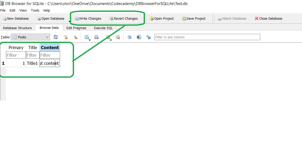 The button "Write changes" is greyed after changes · Issue #2725 · sqlitebrowser/sqlitebrowser ...