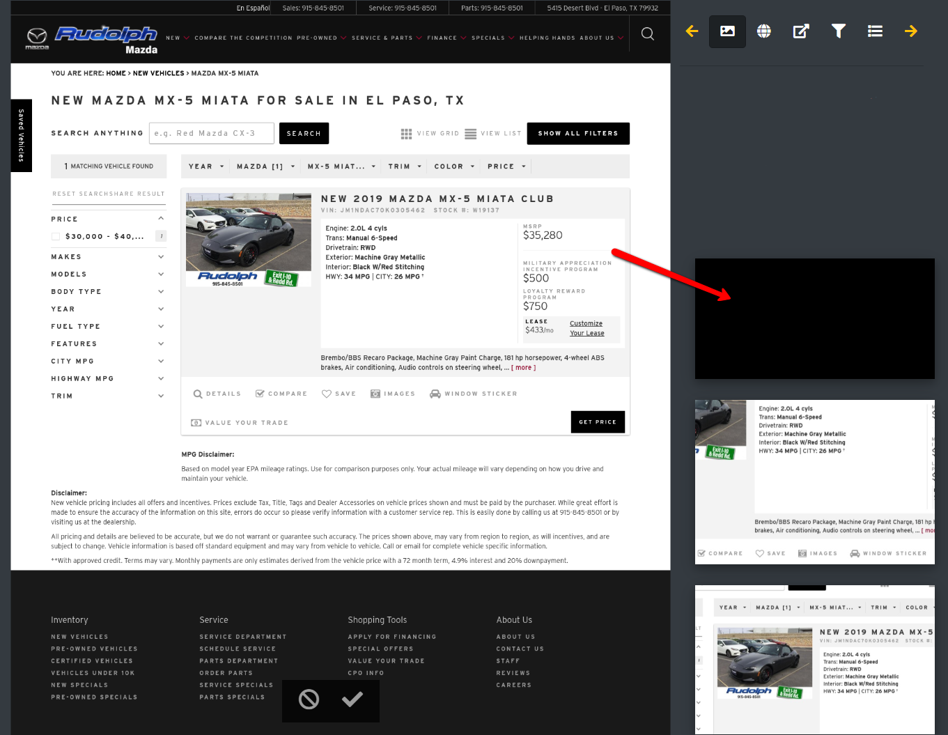 Is there a way to detect if a crop is missing image data (i.e. crop is blank or empty) when it ...