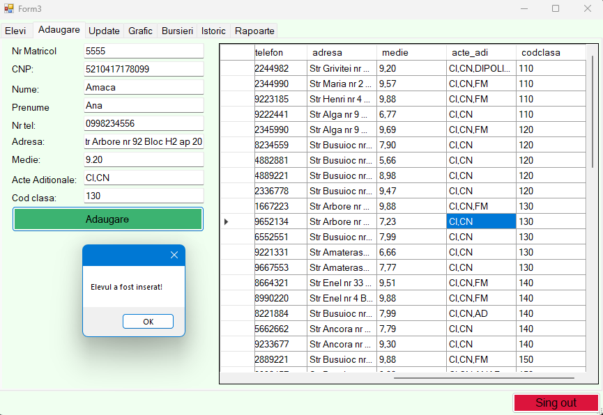 GitHub - AgacheAndrei/highSchoolManagement-project-app-C-Sharp-sql-PAOO: An application with a ...