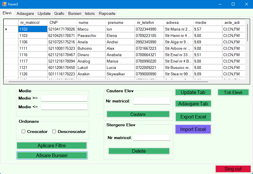 GitHub - AgacheAndrei/highSchoolManagement-project-app-C-Sharp-sql-PAOO: An application with a ...
