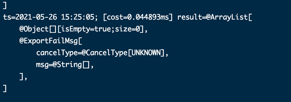 Exportjob Errormsg Is Unknown When Job Cancelled Cause By Time Out · Issue 5914 · Apachedoris 