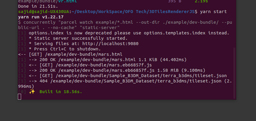how to run the examples · Issue #170 · NASA-AMMOS/3DTilesRendererJS · GitHub