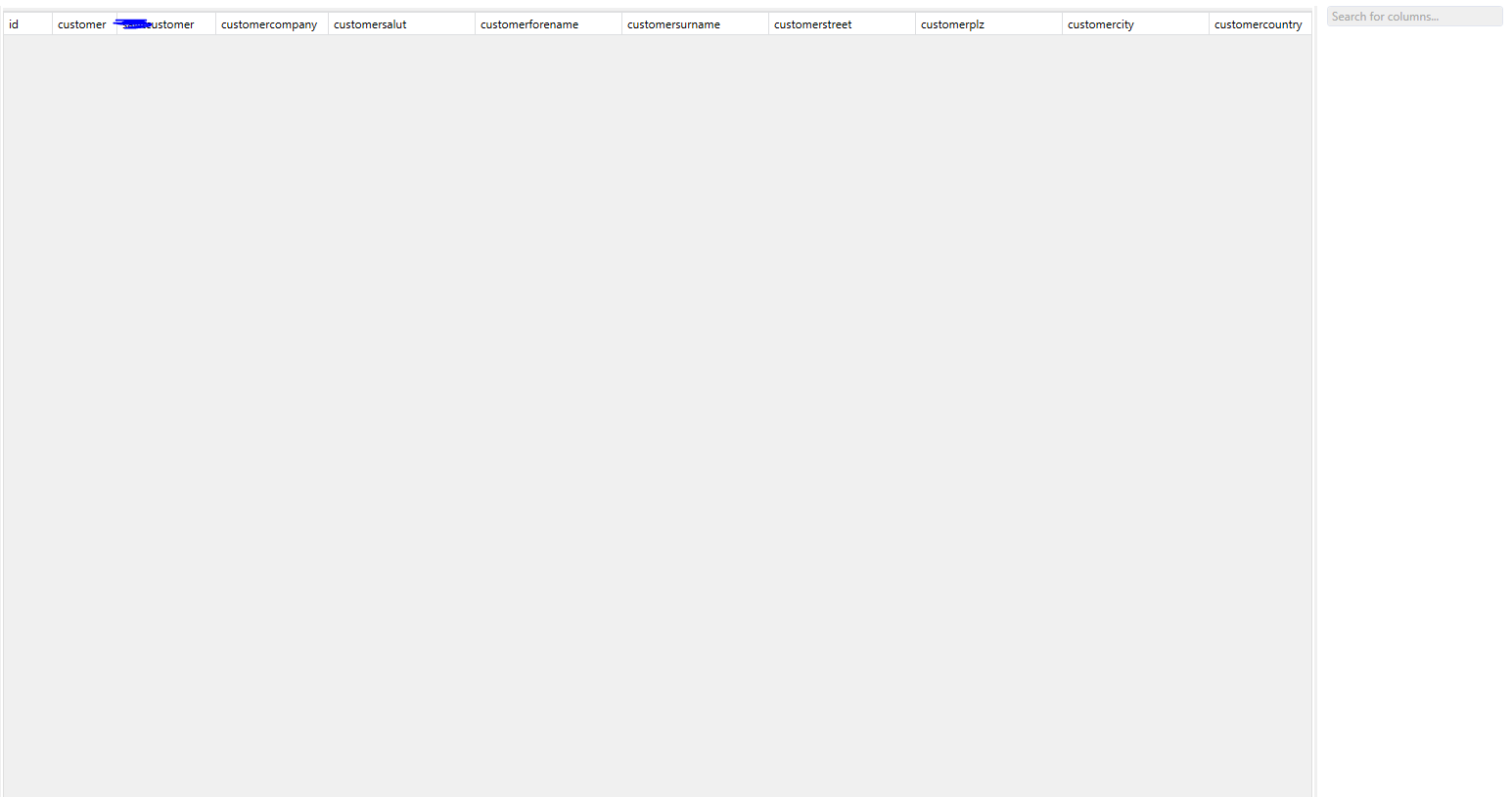 No Horizontal Scrollbar on empty Table · Issue #47 · TablePlus/TablePlus-Windows · GitHub
