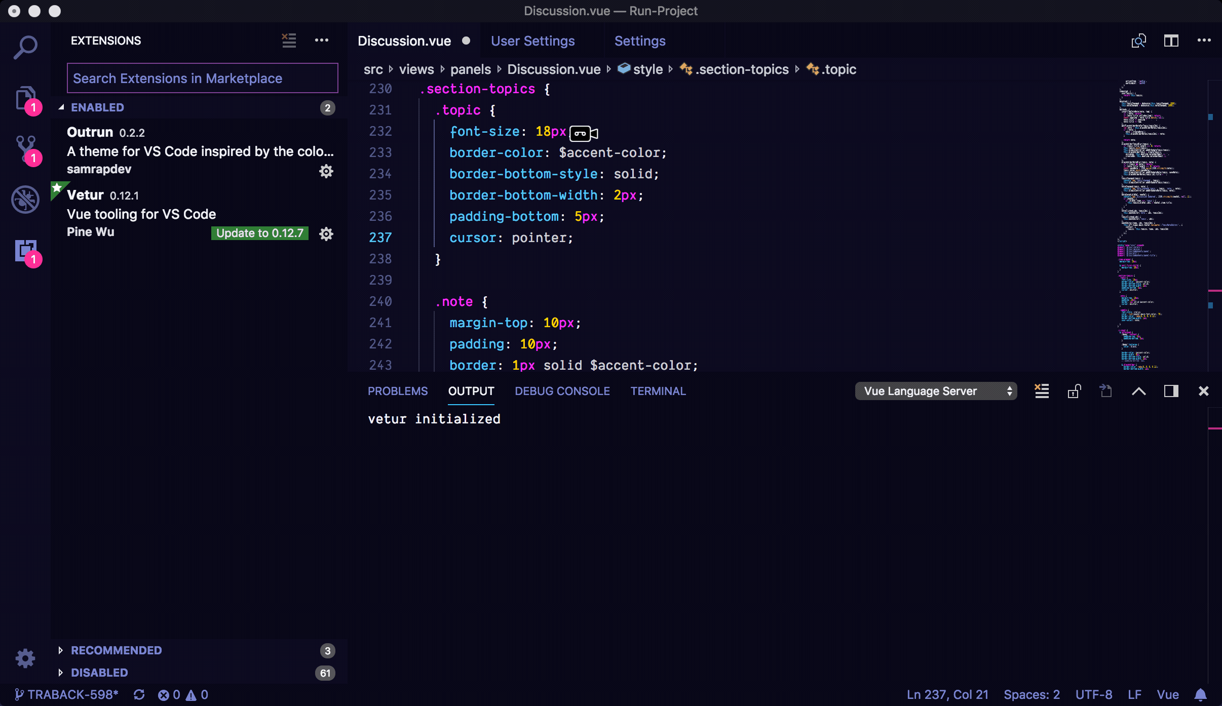 High Cpu Usage With 0127 · Issue 913 · Vuejsvetur · Github