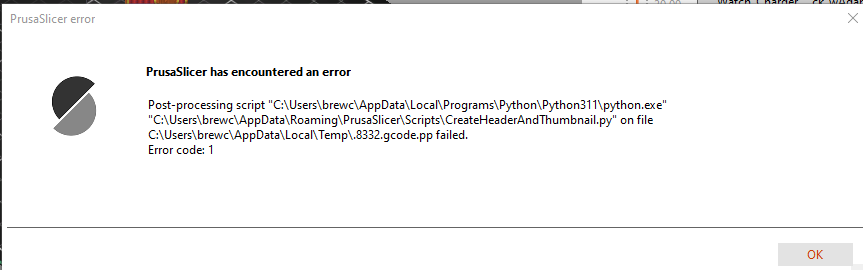 g-code thumbnail error in Prusaslicer 2.5 · mriscoc Ender3V2S1 · Discussion #681 · GitHub