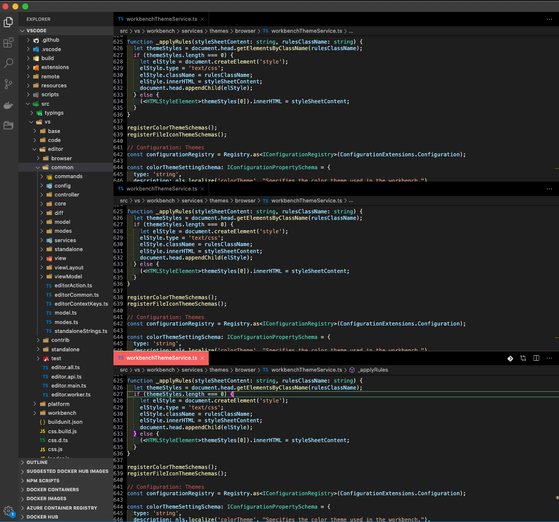 Support color customizations for currently "active" editor or "focused" editor group · Issue ...
