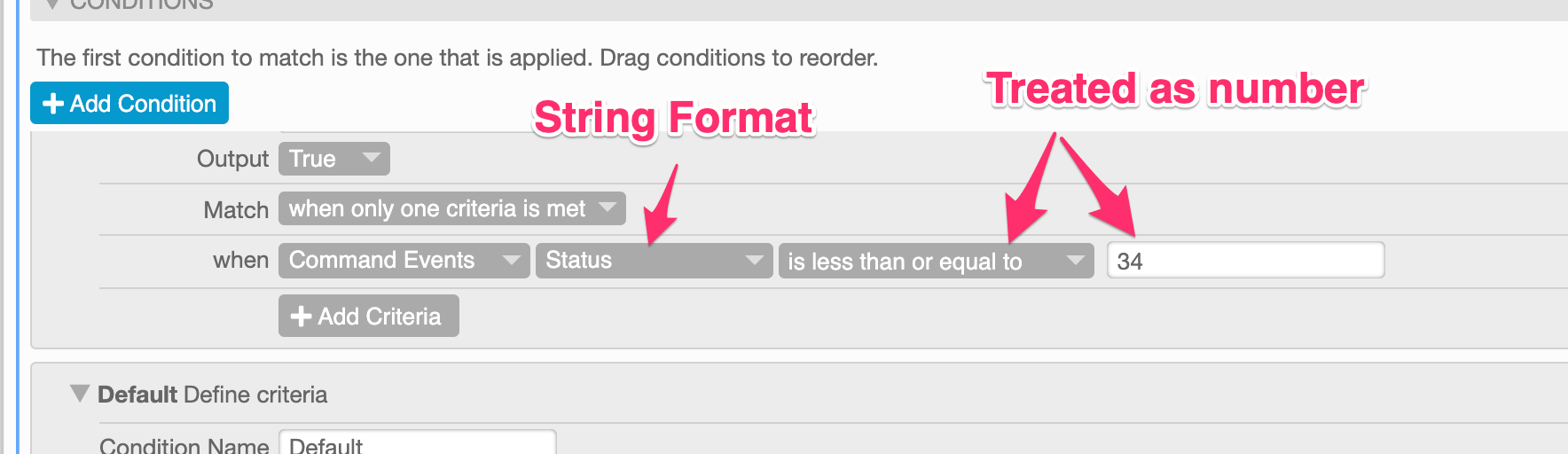 [conditions] Metadata Format Check Incorrectly Identifying String Number Formats · Issue 2847