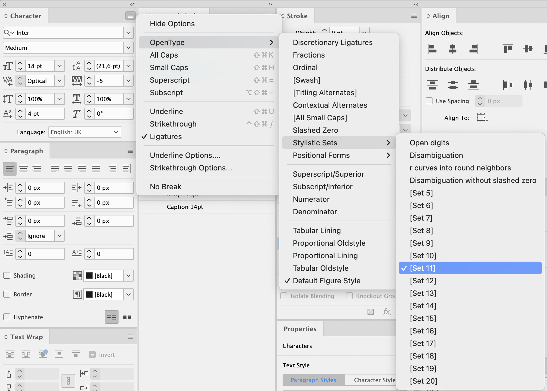 InDesign alternate style set 'a' not functioning · Issue #605 · rsms/inter · GitHub