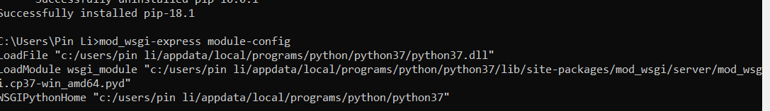 WampServer x 64bit ,Apache2.4, Python3.7 x64bit, Django · Issue #373 · GrahamDumpleton/mod_wsgi ...