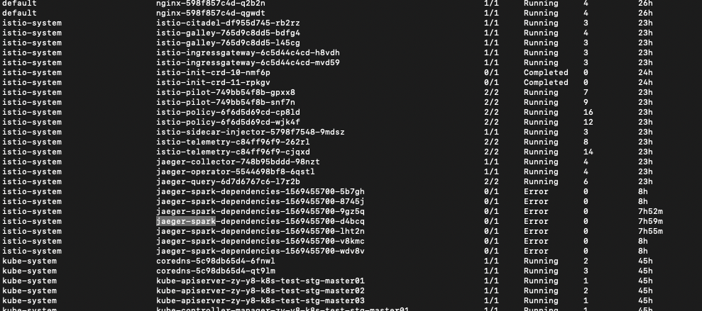 jaeger-spark 服务死了 · Issue #796 · kubesphere/kubesphere · GitHub