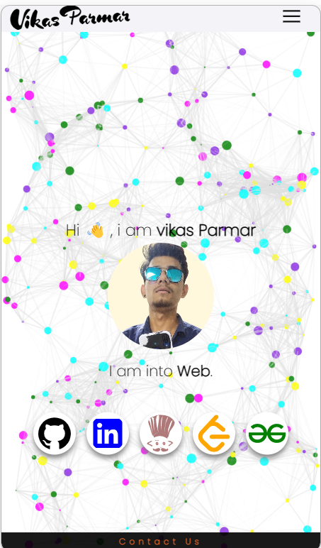 GitHub - visparmar/AwSoMe-PoRtFoLiO: this is a portfolio website using reactJs and particle-Js